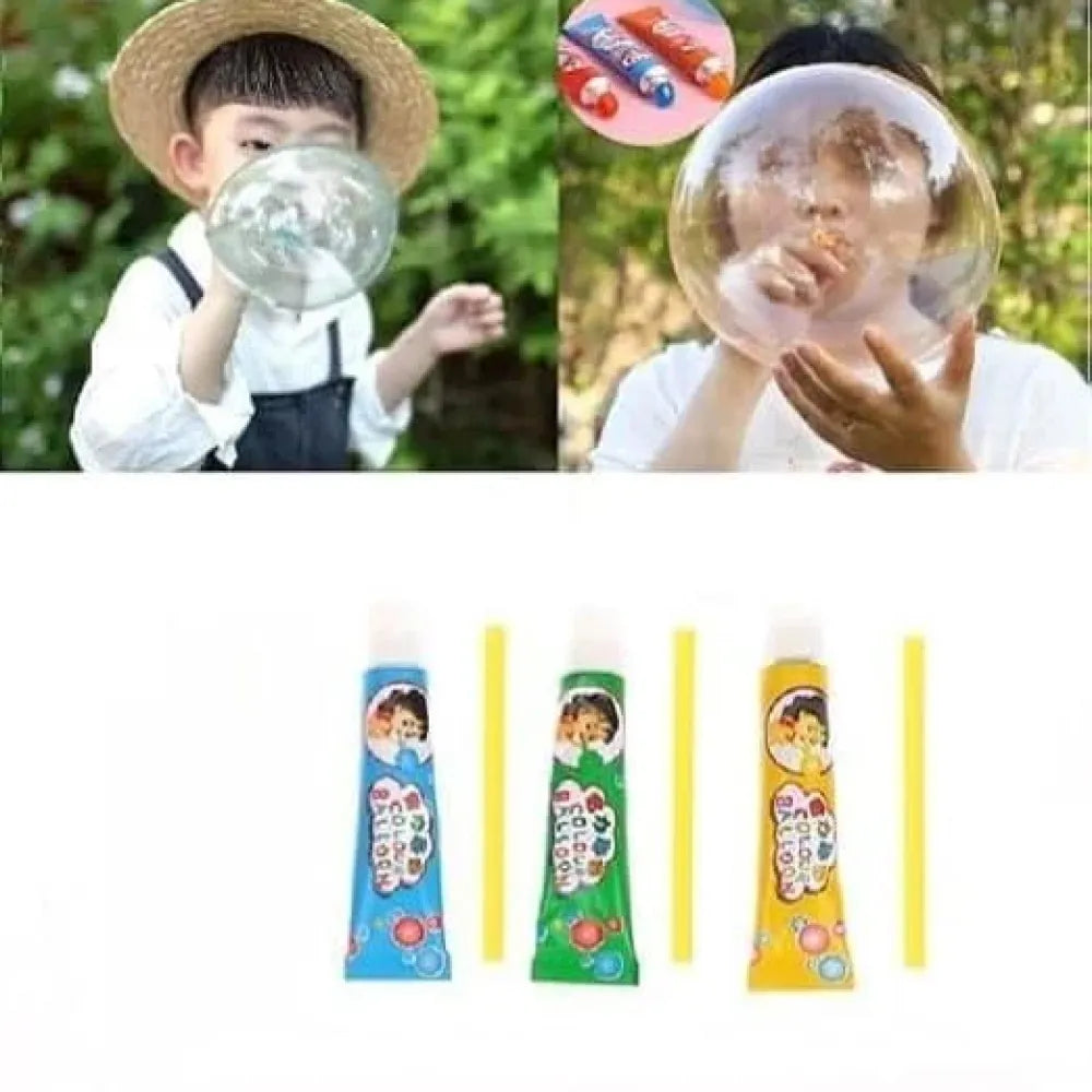 Bubble Balloon Fun Tubes Blow Bubble Balloon Toy Set – BUYZO