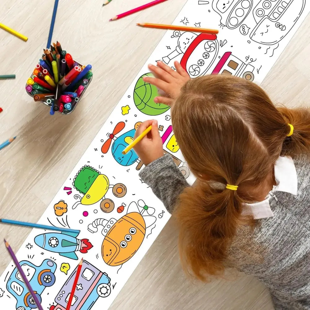 DIY Painting & Drawing Paper Roll – Creative Art Craft Roll for Kids ...