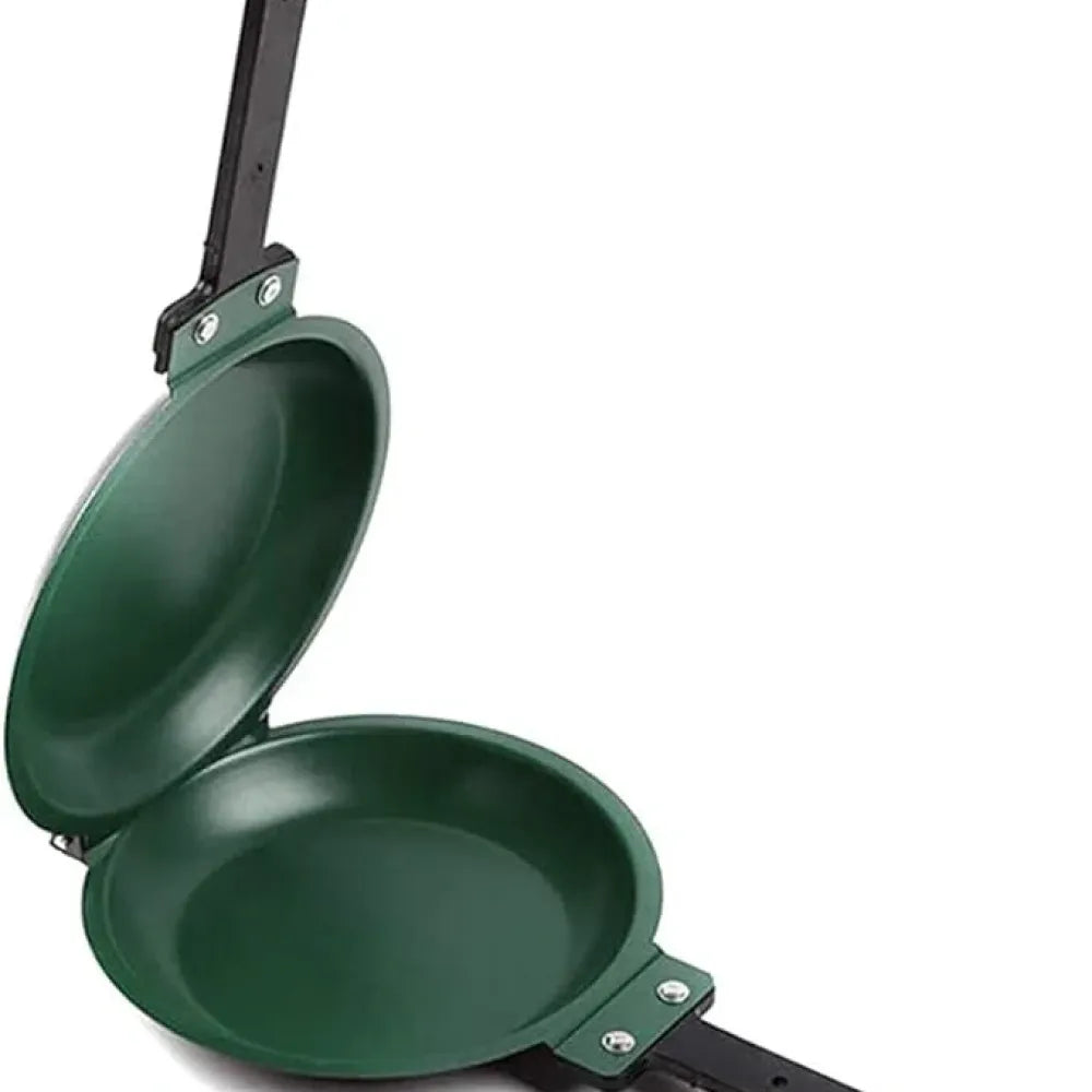 Double Side Nonstick Folding Frying Pan | Iron Pan with Heat-Resistant ...
