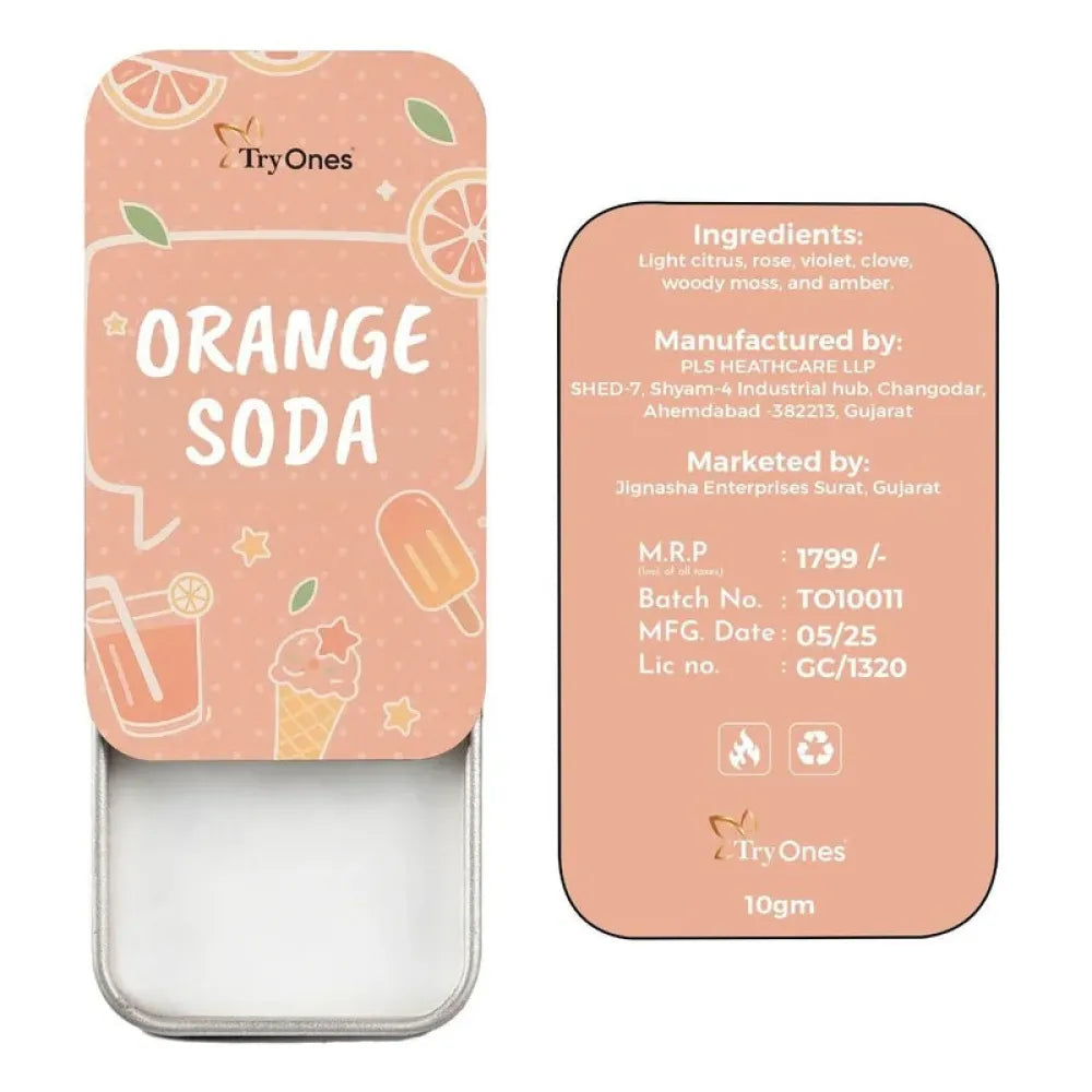 Orange Soda Solid Perfume Long Lasting Citrus Scent – BUYZO